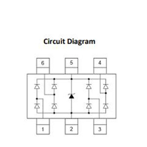 ESD Diode SOT-26 Series ESD0504TL – MDD Diodes